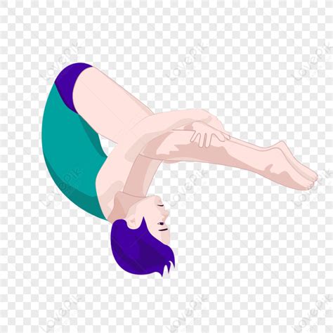 다이빙 선수 Png 일러스트 무료 다운로드 Lovepik