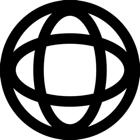 Global International Circle Geography Worldwide Maps And Flags Earth Grid World Grid Icon