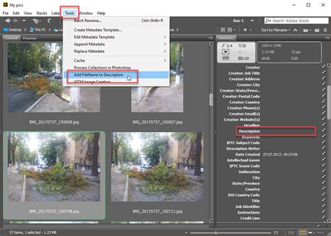 Add File Name To Descriptiontitle