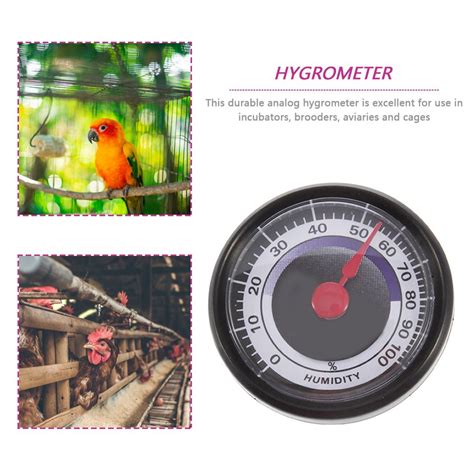 Humidity Hygrometer Analog Meter Portable Mini Too Grandado