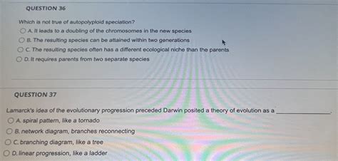 Solved Question 36 Which Is Not True Of Autopolyploid