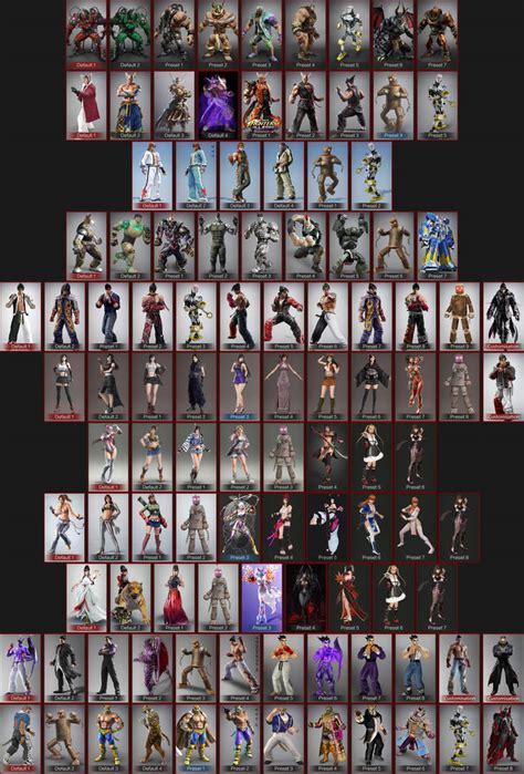 Tekken 7 Godlike Edition Presets H K Part2 By Godlike99kingz On