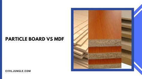 Particle Board Vs Mdf