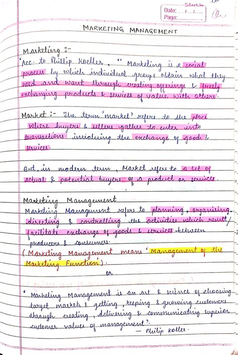 Class 12 Business Studies Chapter 11 Handwritten Notes Pdf By Prachi