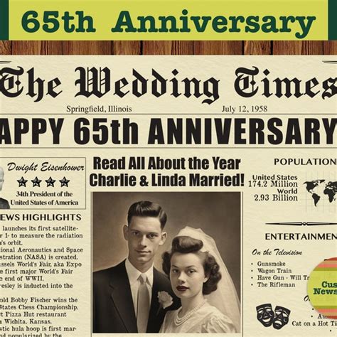 1958 Newspaper Etsy