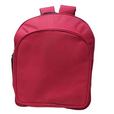 Polyster Plain Red School Backpack At ₹ 355piece In Bengaluru Id