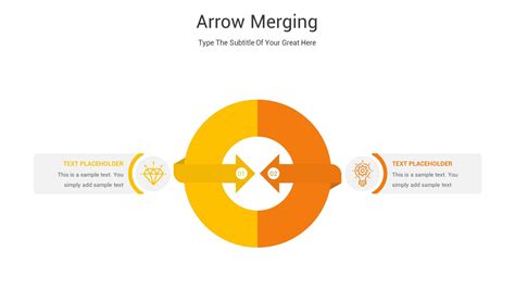 Arrow Merging Diagram Powerpoint Template Artofit