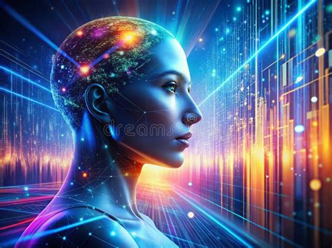 Visualizing The Flow Of Digital Data A Binary Code Background Illustrates Big Data Transfer And