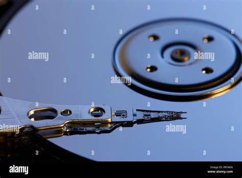 Open Hard Disk Drive HDD Stock Photo Alamy