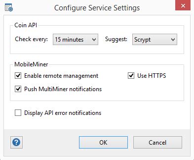 Settings Nwoolls MultiMiner Wiki GitHub