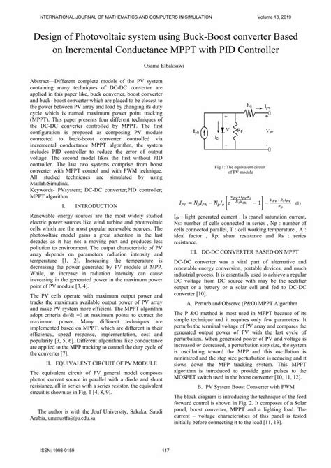 Pdf Design Of Photovoltaic System Using Buck Boost Converter Dokumen Tips