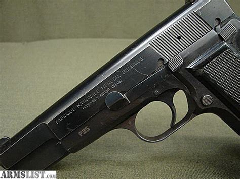 Armslist For Sale Fn Fabrique Nationale Herstal Belgique P35 9mm