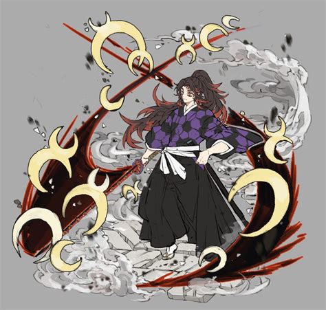 Kokushibou Kimetsu No Yaiba Drawn By Papajay Jennygin Danbooru