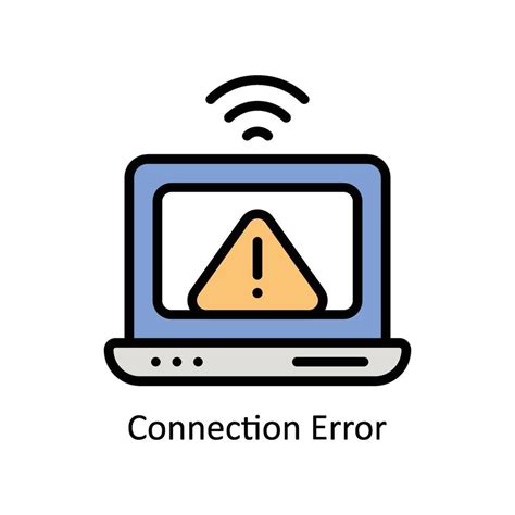 Connection Error Vector Filled Outline Icon Style Illustration Eps 10 File 37359695 Vector Art
