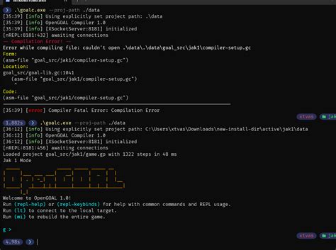 Project File `gamegp` Fails When Working With A Relative Project Path
