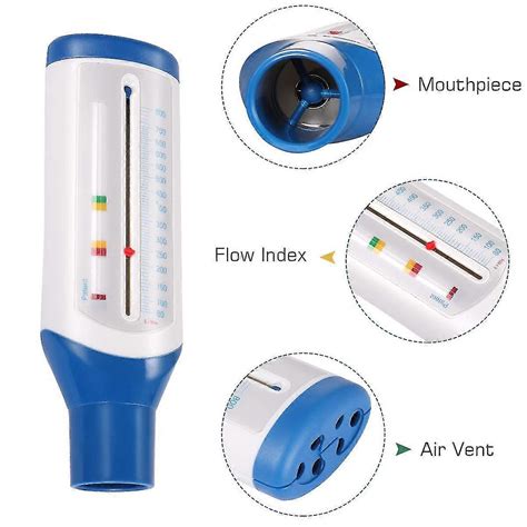 2023 Protable Personal Spirometer Peak Flow Expiratory Flow Meter Spirometry Lung Function