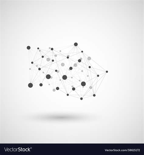 Medical Connection Molecule Science Abstract Vector Image