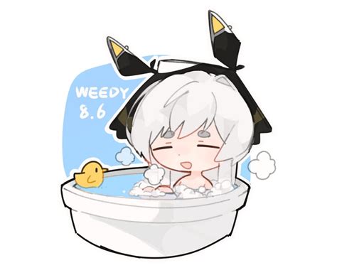 Weedy Arknights Drawn By Shixietianhen Danbooru