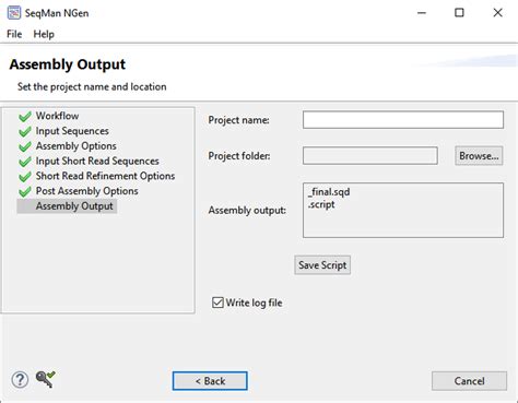 Assembly Output User Guide To Seqman Ngen 173 Assembly Output User Guide To Seqman Ngen 173