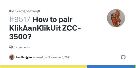 How To Pair Klikaanklikuit Zcc 3500 · Issue 9517 · Koenkkzigbee2mqtt