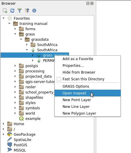 12 1 lesson grass setup — qgis documentation documentation