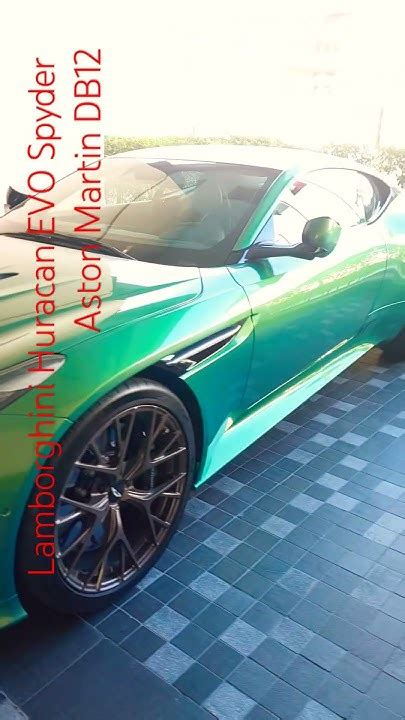 Design Fight Violet Or Green Lamborghini Huracan Evo Spyder Vs Aston