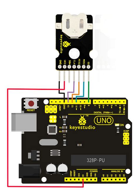 Módulo De Relógio Em Tempo Real De Alta Precisão Ds3234 Arduino Keyest Abc Escolar