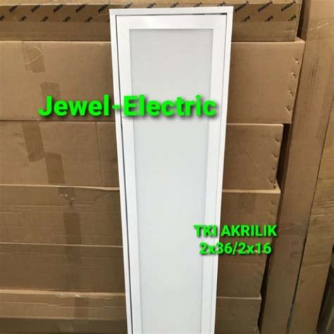 Jual Kap Lampu Tki Akrilik X X Housing Tl Neon Led Cm Rm Ackrilik Di Seller Sentra