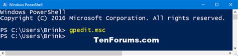 Open Local Group Policy Editor In Windows 10 Tutorials
