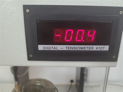 Kruss Digital Tensiometer Model K 10 St Lab