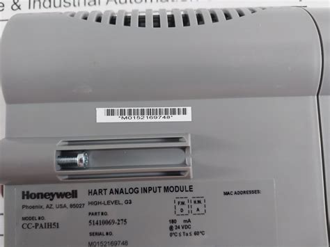 Honeywell Cc Paih51 Hart Analog Input Module Aeliya Marine