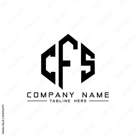 Cfs Letter Logo Design With Polygon Shape Cfs Polygon Logo Monogram