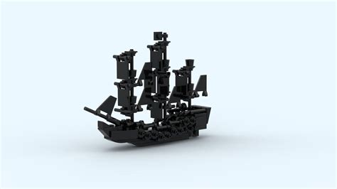 Lego Moc Black Pearl By Eddy 1054 Rebrickable Build With Lego