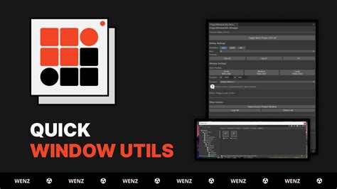 Quick Window Utils Unity Tools Youtube