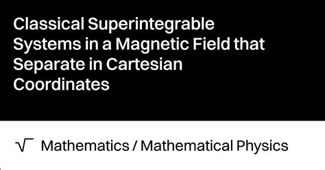 Classical Superintegrable Systems In A Magnetic Field That Separate In