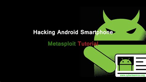 Hacking Android Smartphone With Metasploit 2015 Youtube