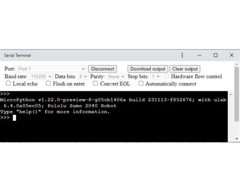 Pololu 51 Updating The Micropython Firmware