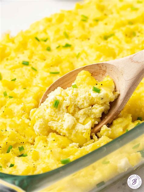 Baked Scrambled Eggs Belly Full
