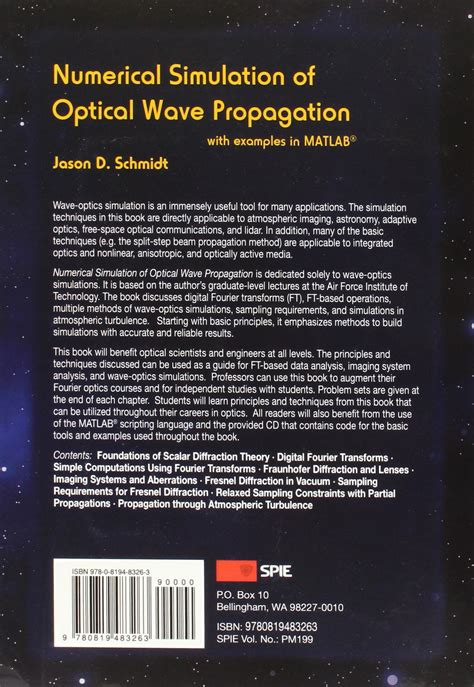 Mua Numerical Simulation Of Optical Wave Propagation With Examples In Matlab Press Monograph