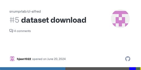 Dataset Download Issue Snumprlab Cl Alfred GitHub