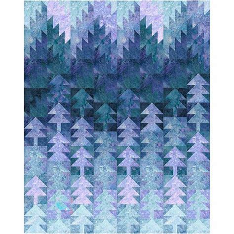 Misted Pines Landscape Quilt Pattern By Patti Carey