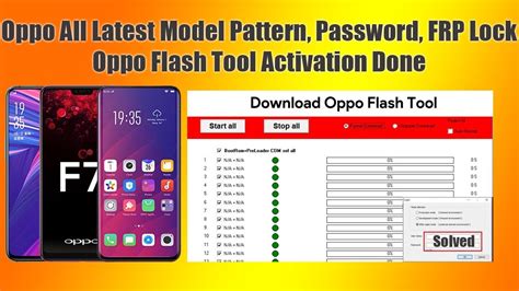 All Oppo New Models Pattern Lock Password FRP Flash Done YouTube