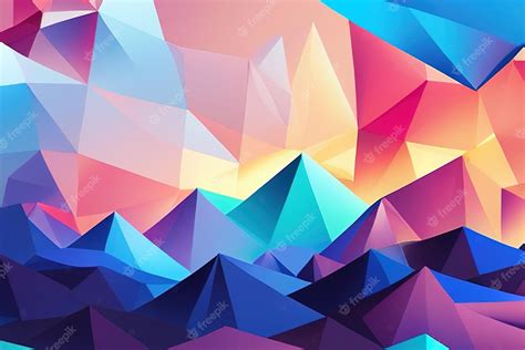 Premium Photo Colorful Background With Geometric Shapes Abstract Geometric Backgrounds Full