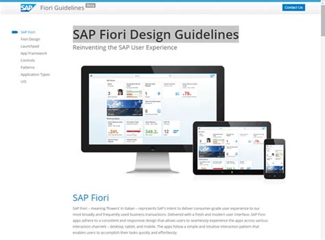 sap fiori design guidelines design philosophy for creating apps