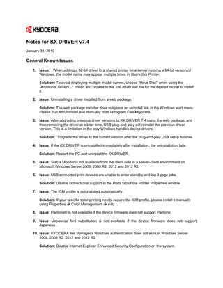 Kx Driver V74 Read Me PDF