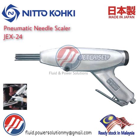 Nitto Kohki Jet Chisel Pneumatic Needle Scaler Jex 28 46 Off