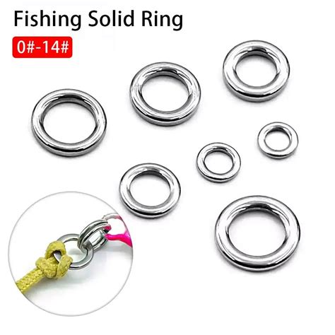 Рыболовное твердое кольцо 4-12 мм из нержавеющей стали 304 | AliExpress