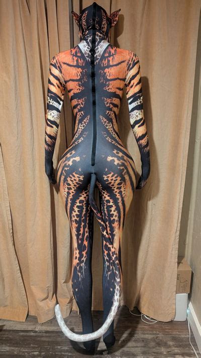 Tiger Jumpsuit Costume Prima Dons And Donnas Custom Fit