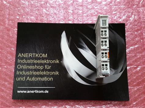 Beckhoff 4 Channel Analog Output Module 0 20mA KL4424 Andre Ertel ANERTKOM Industrial