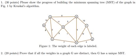 Solved 1 30 Points Please Show The Progress Of Building